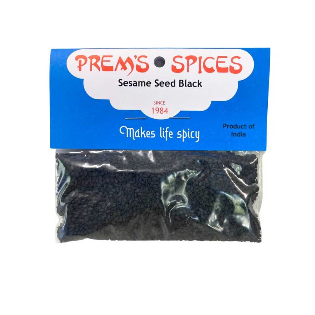 Black Sesame Seeds Prem's Spices 50g — Gourmet World Foods
