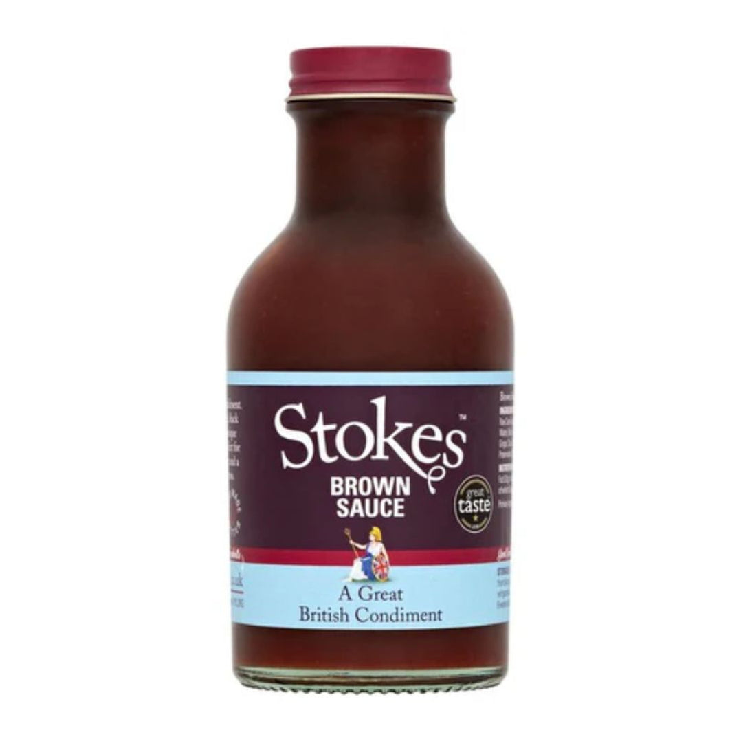 Brown Sauce Stokes 320g | British Foods | Real Brown Sauce — Gourmet ...