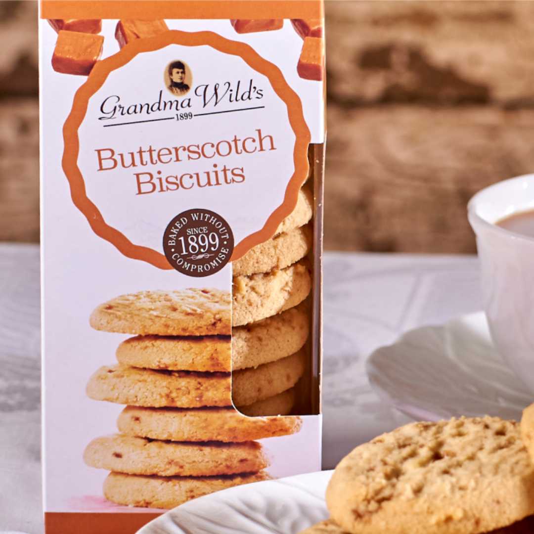Butterscotch Cookies Grandma Wild's 150g | English Biscuits — Gourmet ...
