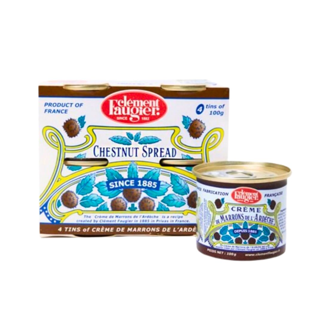 Chestnut Cream Clement Faugier 4 Tins x 100g Set | French Foods ...