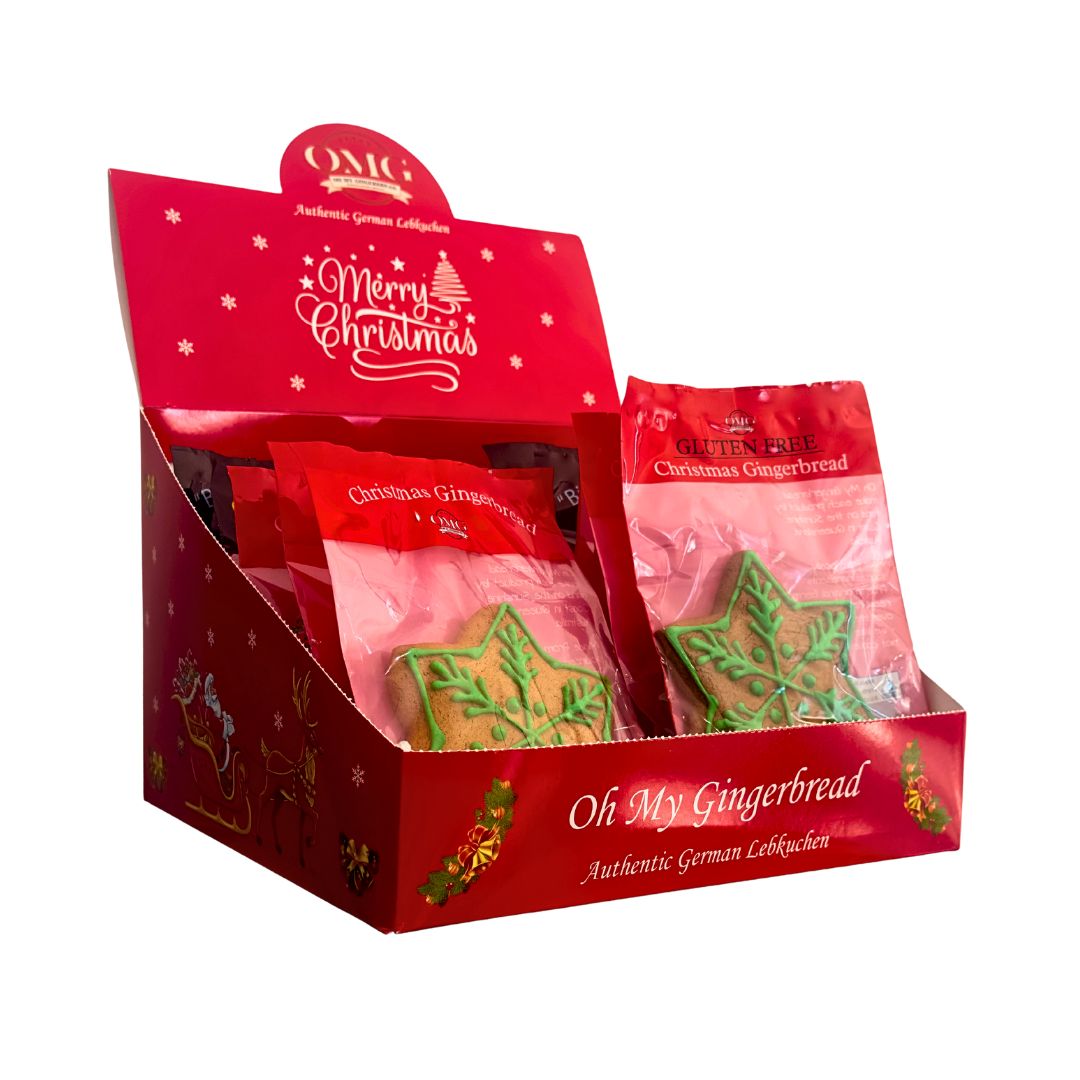 Christmas Gingerbread STAR Cookies OMG | Display 20 Assorted STARS ...