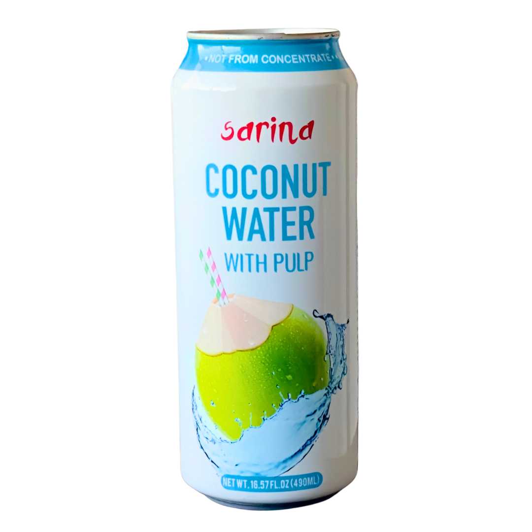 Coconut Water With Pulp Sarina 490ml — Gourmet World Foods