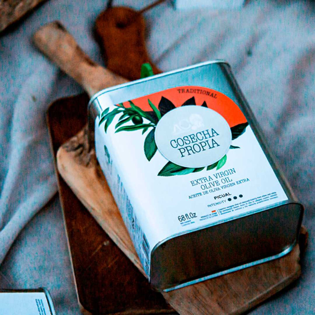 EVOO Olive Oil Tin 2L Nobleza Reserva Tradicional | Spanish Olive Oil ...