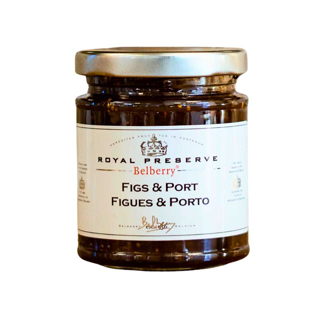 Fig Jam with Port Belberry Royal Fruit 215g | Belgian Foods | European ...