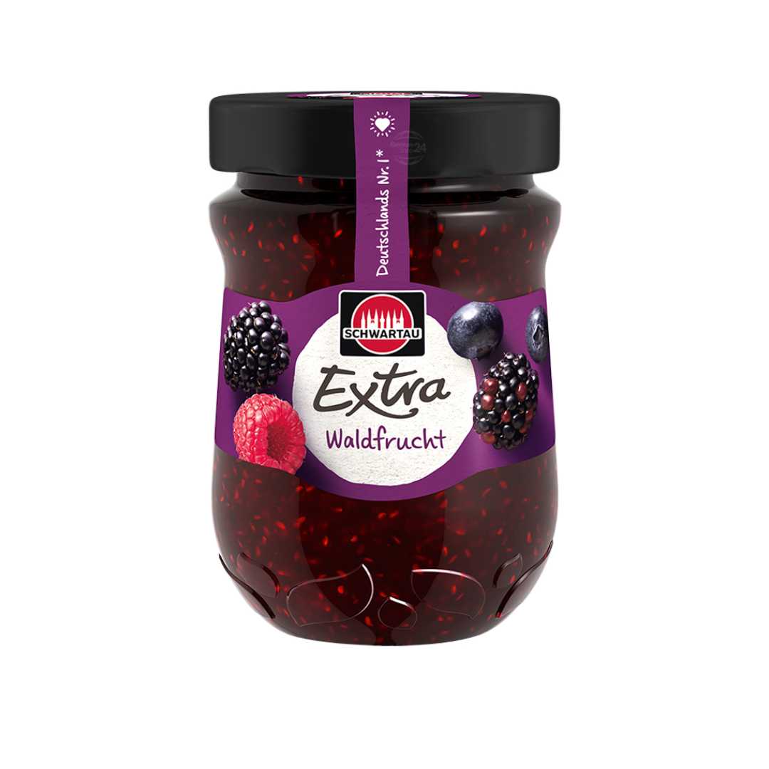 Forest Fruits Jam Schwartau 340g | Boysendberry Jam | German Foods ...