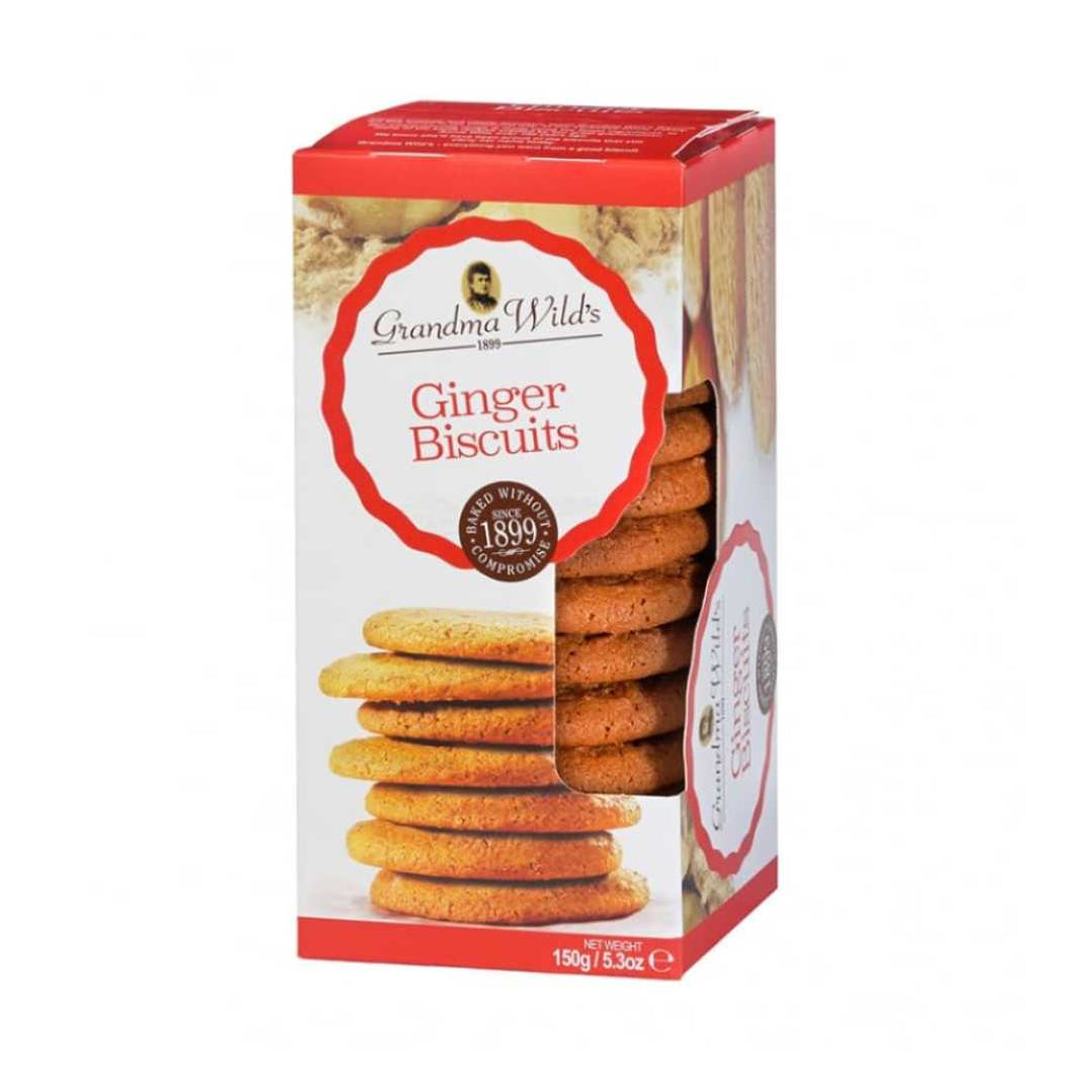 Ginger Snaps | Grandma Wild's Ginger Biscuits 150g | English Biscuits ...