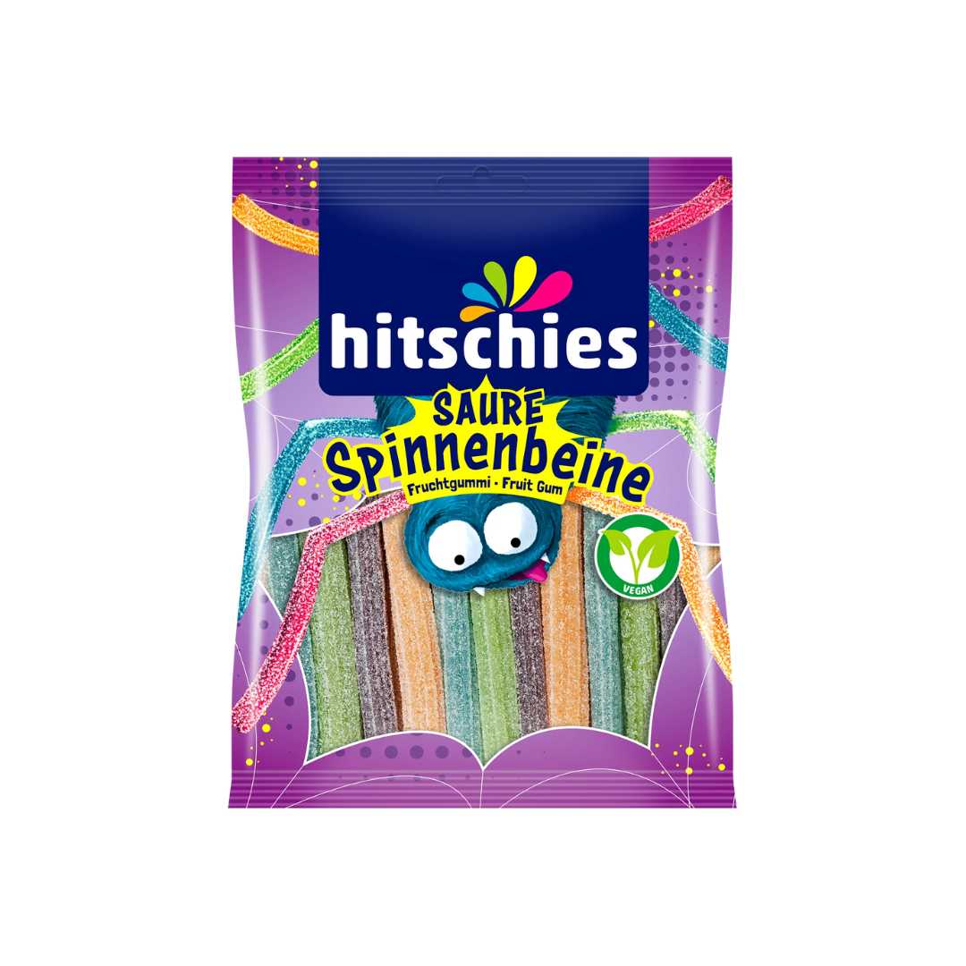 European Foods | Hitschies Sour Spider Leg Gummies Mix 125g | German ...