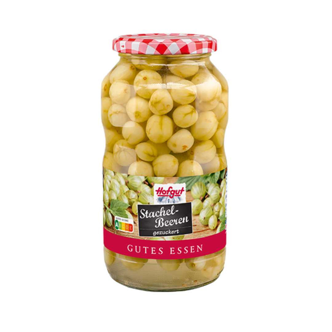 Gooseberries in Syrup Hofgut 680g | European Groceries — Gourmet World ...