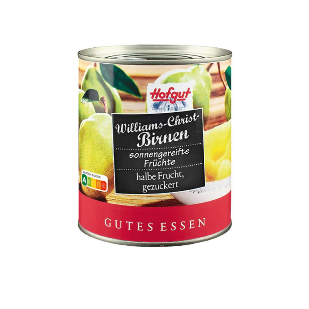 European Foods | Pears in Syrup Hofgut 820g | William Pears — Gourmet ...