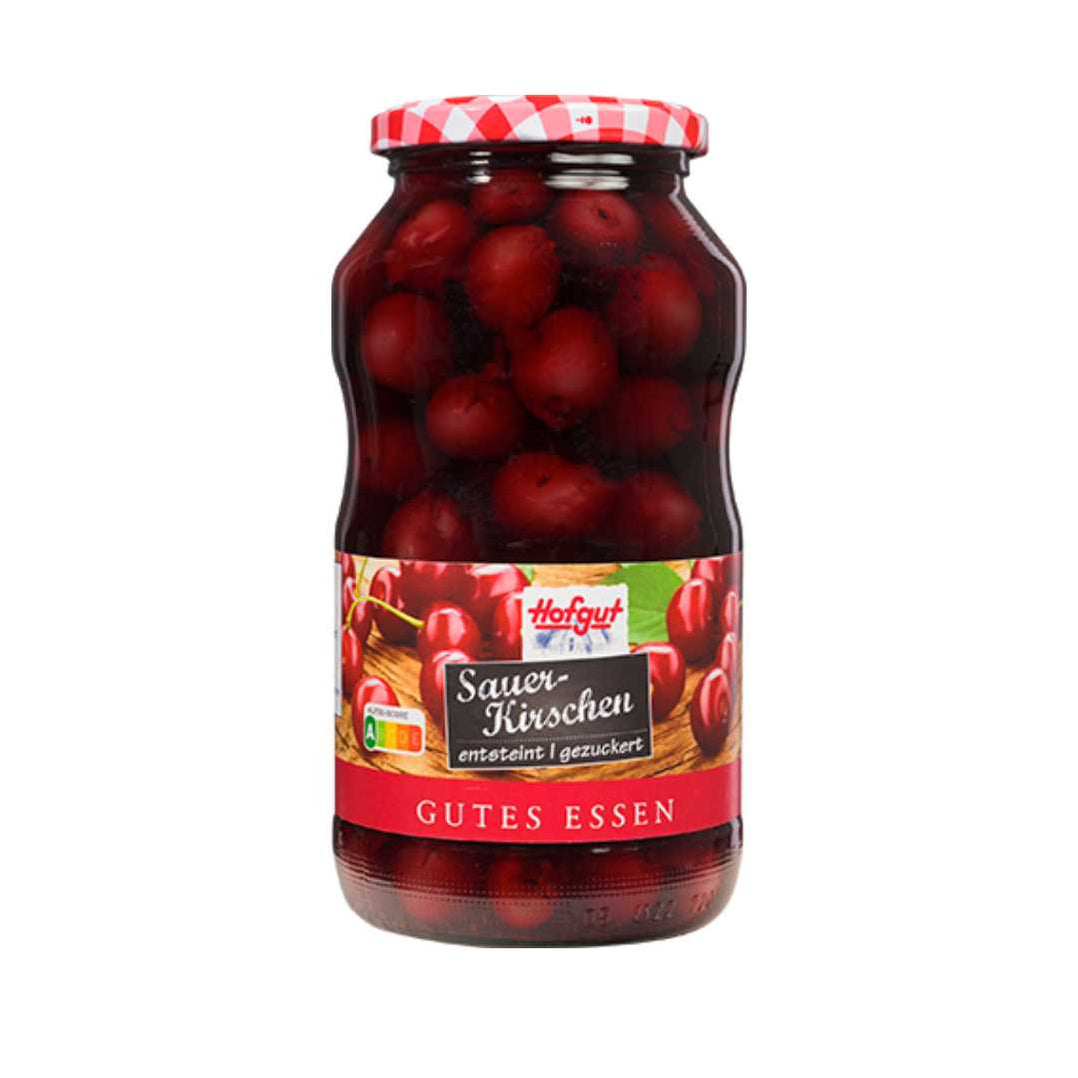 Sour Cherries in Syrup Hofgut 680g | European Groceries — Gourmet World ...