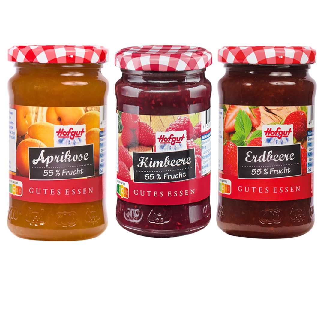 Jams and Marmalades Hofgut Pantry Essentials Value Pack 3 x 250g ...