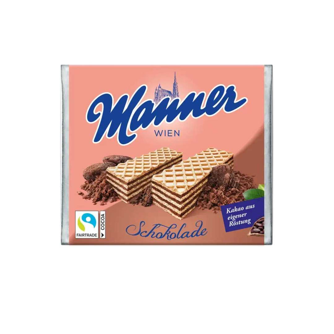 Manner Wafers Chocolate Cream 75g — Gourmet World Foods