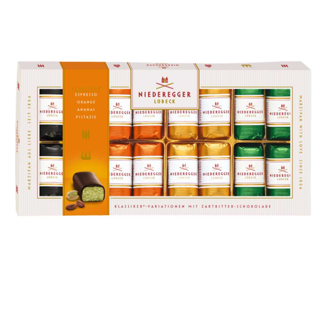 Marzipan Pralines Assorted Gift Box Niederegger 200g — Gourmet World Foods