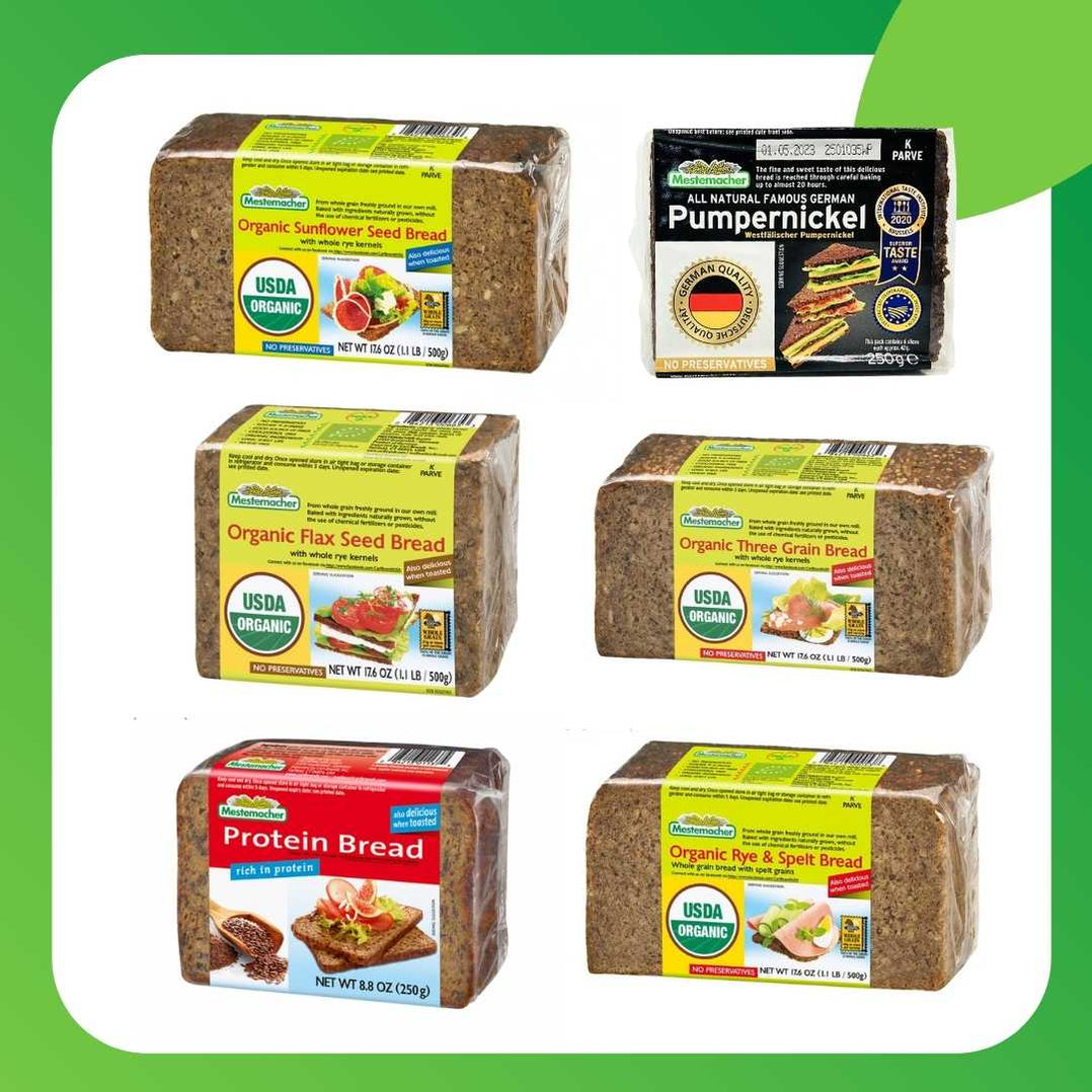 Mestemacher Breads Assortment | Organic German Bread — Gourmet World Foods