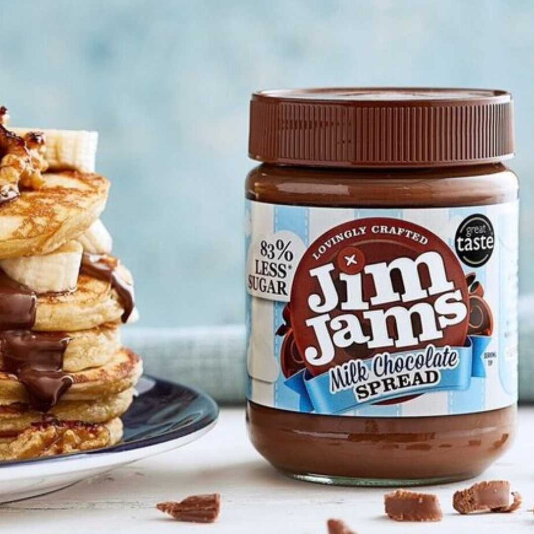 Milk Chocolate Spread Jim Jams 350g | British Foods — Gourmet World Foods