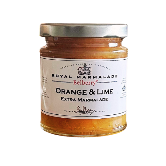 Orange Jam with Lime Belberry Royal Fruit 215g | Belgian Foods ...