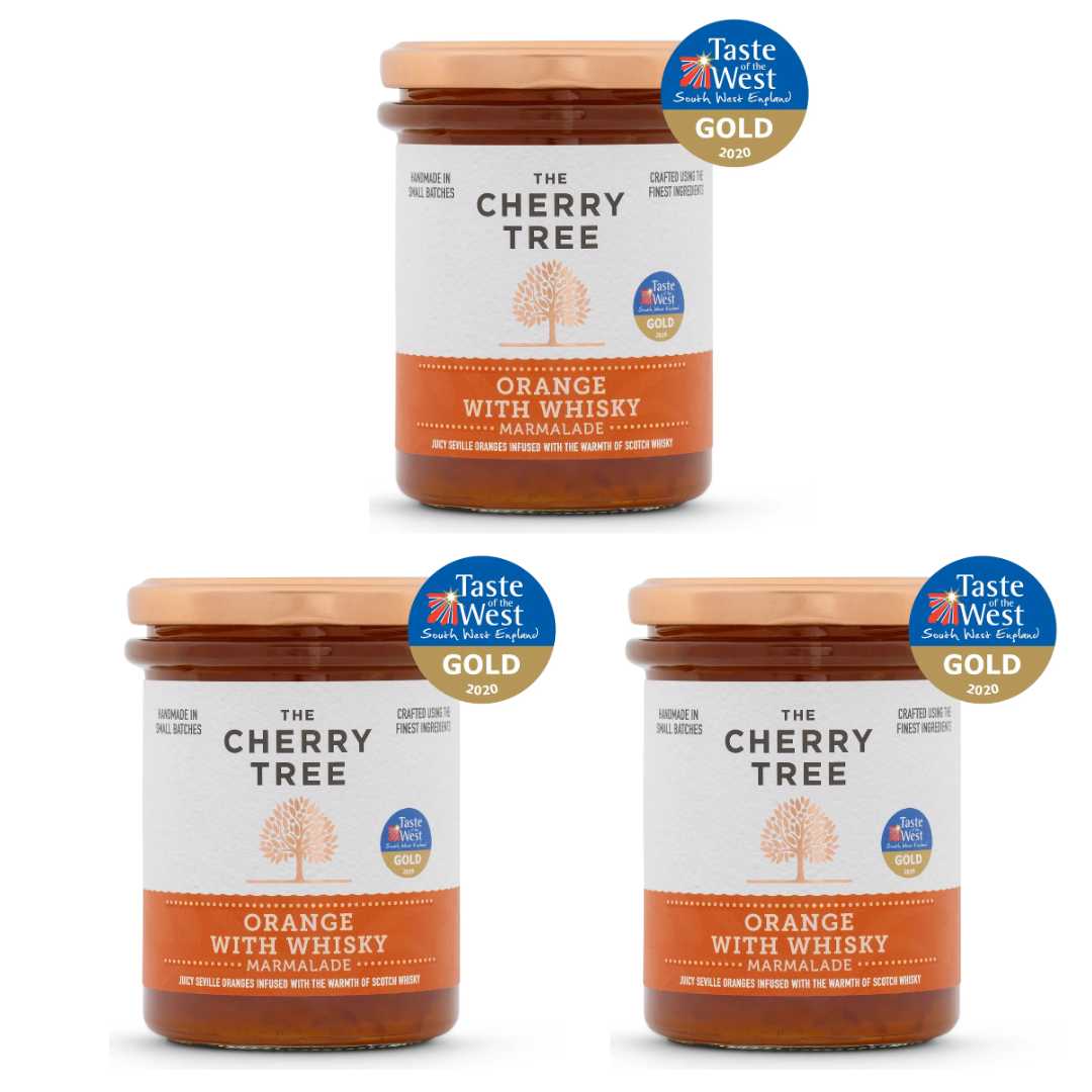 Orange Marmalade with Whisky Value Pack The Cherry Tree 3 x 225g ...