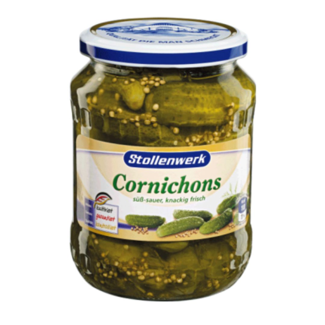 Pickled Cornichons 670g | German Foods — Gourmet World Foods
