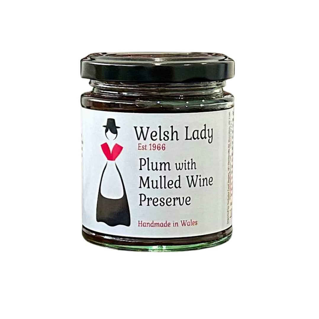 UK Foods | Plum Jam with Mulled Wine Welsh Lady 227g — Gourmet World Foods