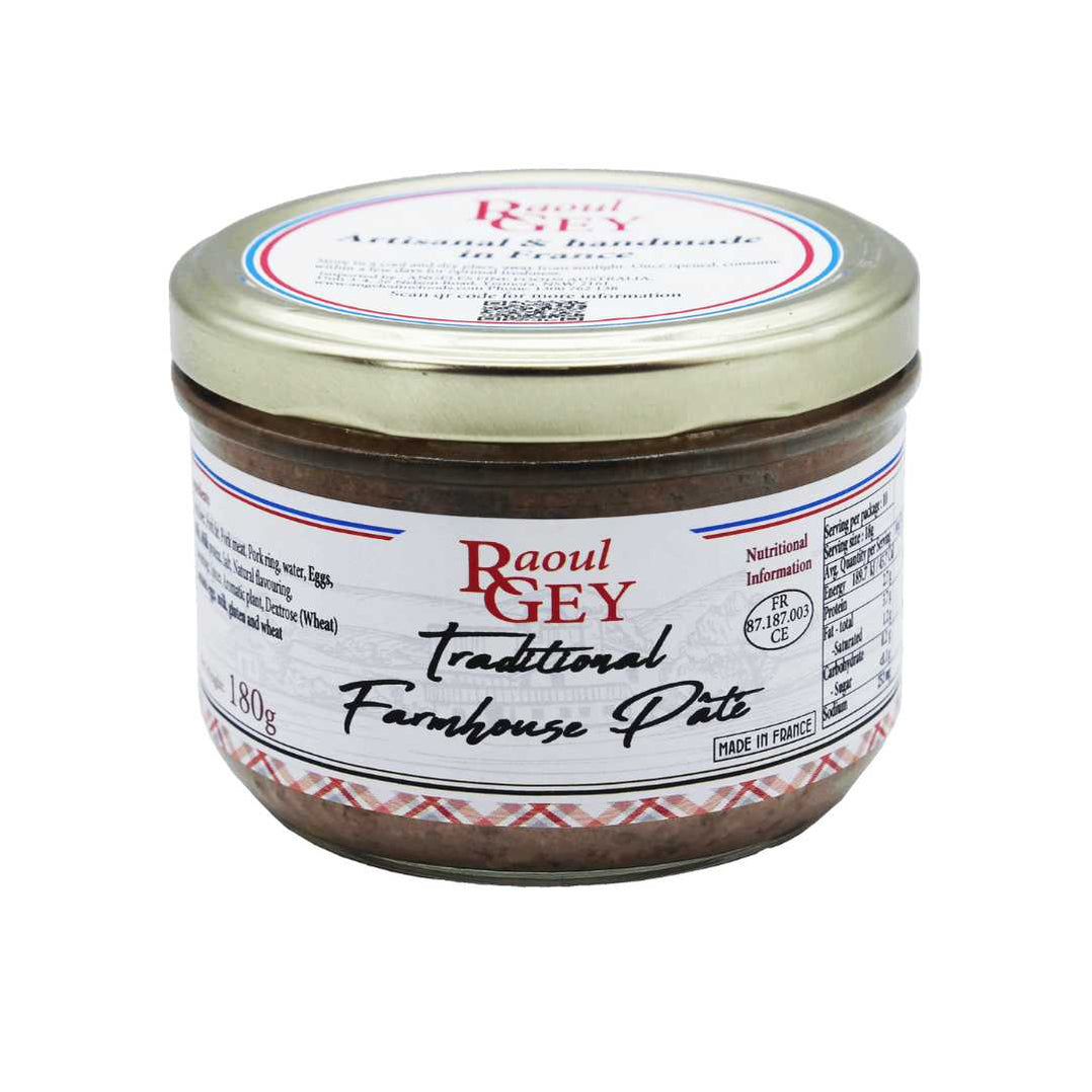 Pork Pate Traditional Farmhouse Recipe Raoul Gey 180g | French Foods ...