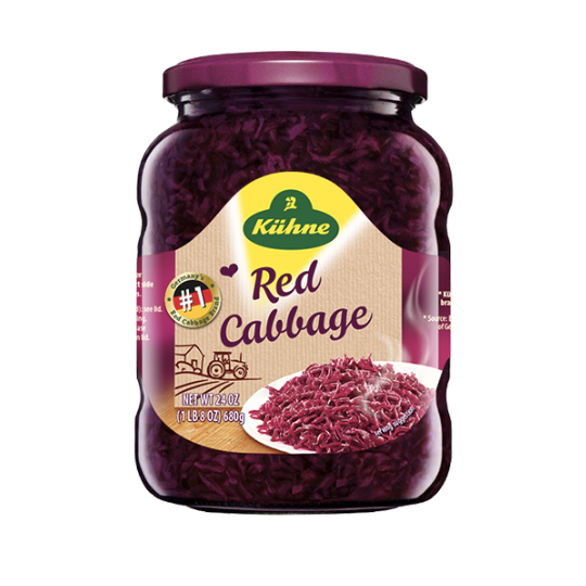 Red Cabbage Kuhne 650ml | German Red Cabbage | European Foods — Gourmet ...