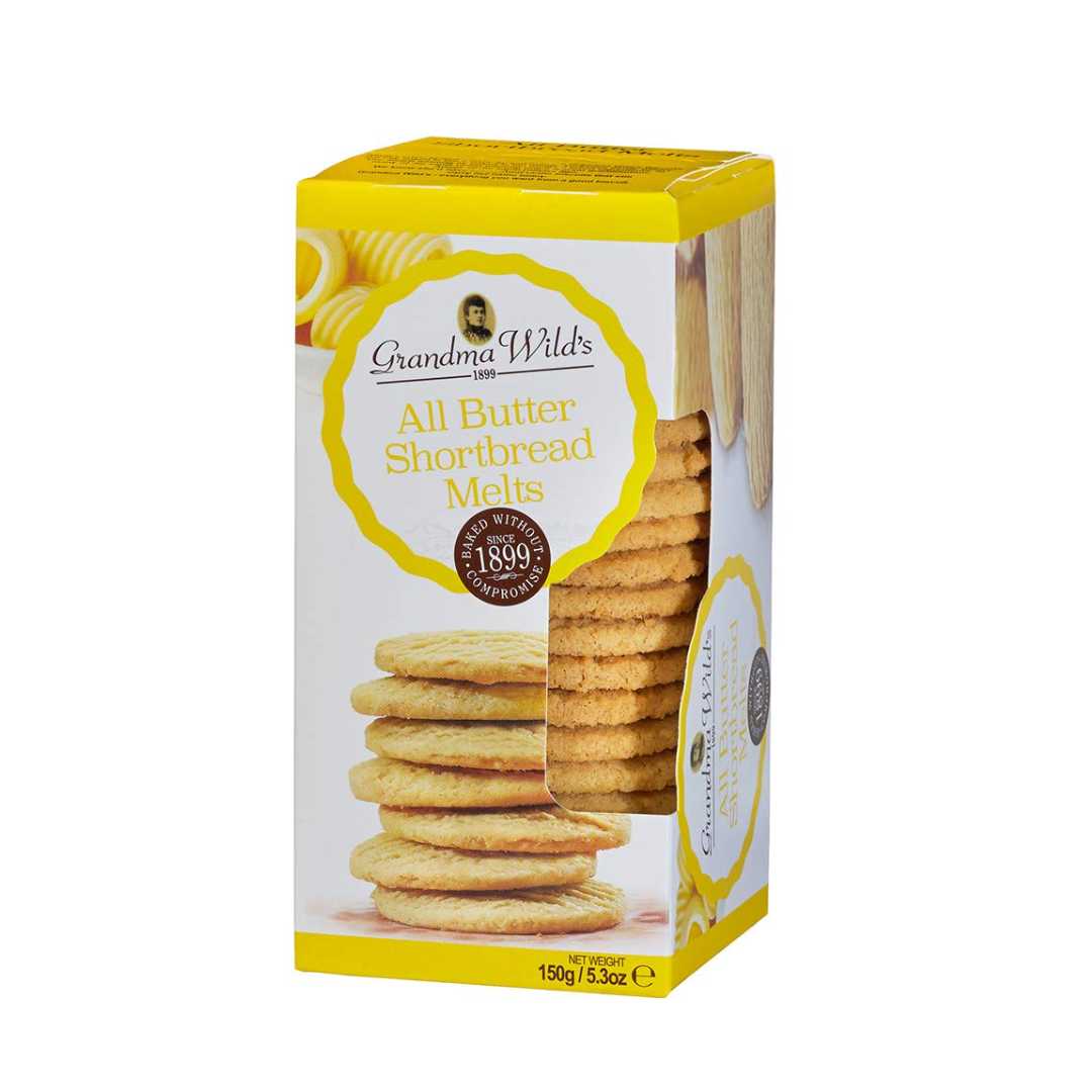 Shortbread Cookies | Grandma Wild's All Butter Shortbread Melts 150g ...