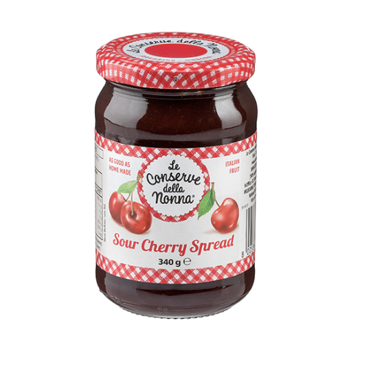Sour Cherry Jam Le Conserve della Nonna 340g | European Foods — Gourmet ...