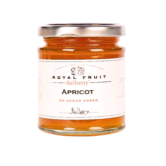 Sugar Free Apricot Jam 215g Belberry Royal Fruit — Gourmet World Foods
