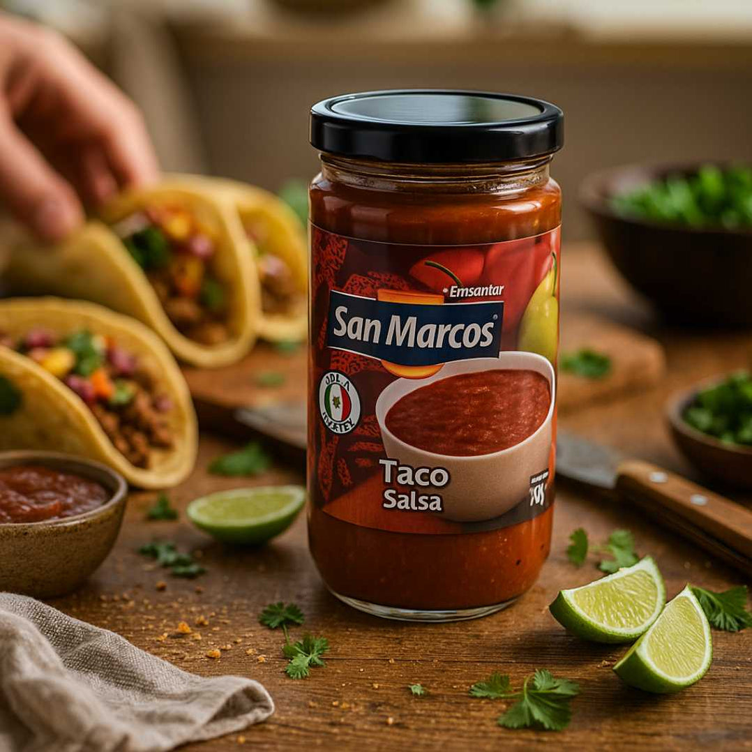 Taco Sauce San Marcos 230g | Mexican Foods | Taco Salsa — Gourmet World ...