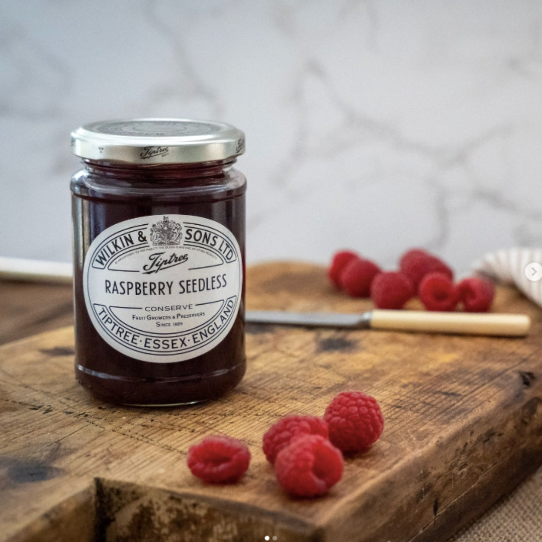 Tiptree Raspberry Jam Seedless 340g | UK Foods | Wilkin & Sons ...