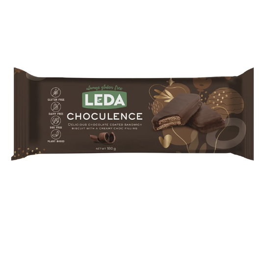 Vegan Chocolate Biscuits Leda Choculence 180g — Gourmet World Foods