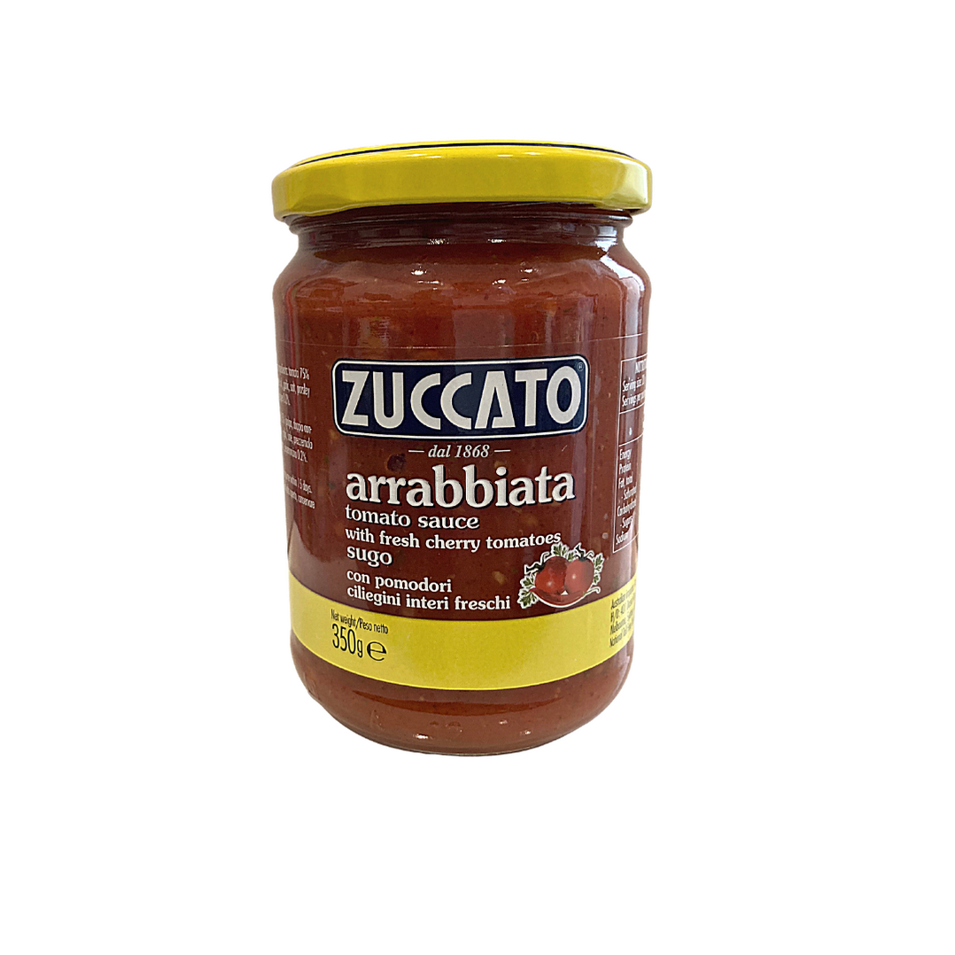 Zuccato Arrabbiata Tomato Sauce with Fresh Cherry Tomatoes 350g — Gourmet World Foods