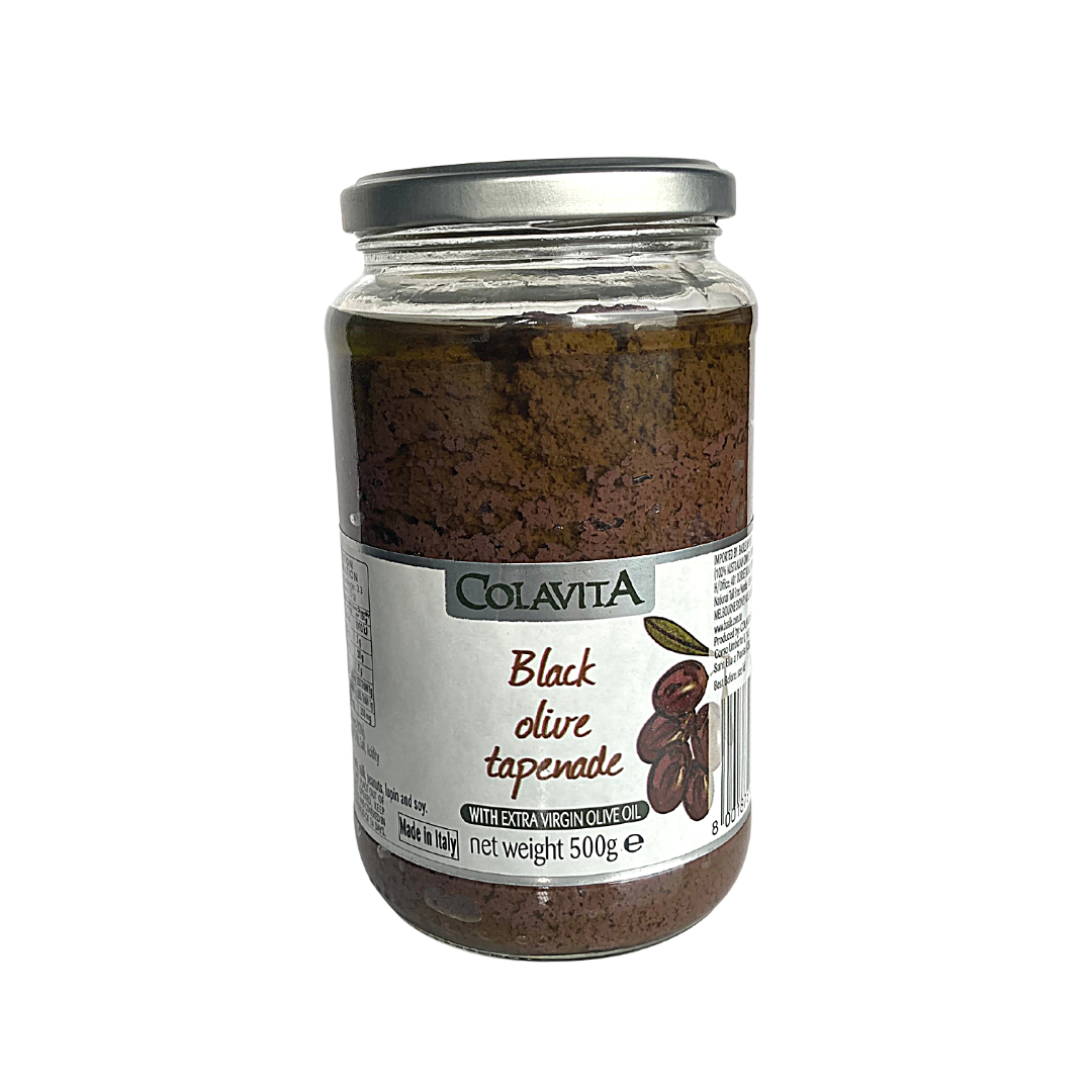 Colavita Black Olive Tapenade jar 500g — Gourmet World Foods
