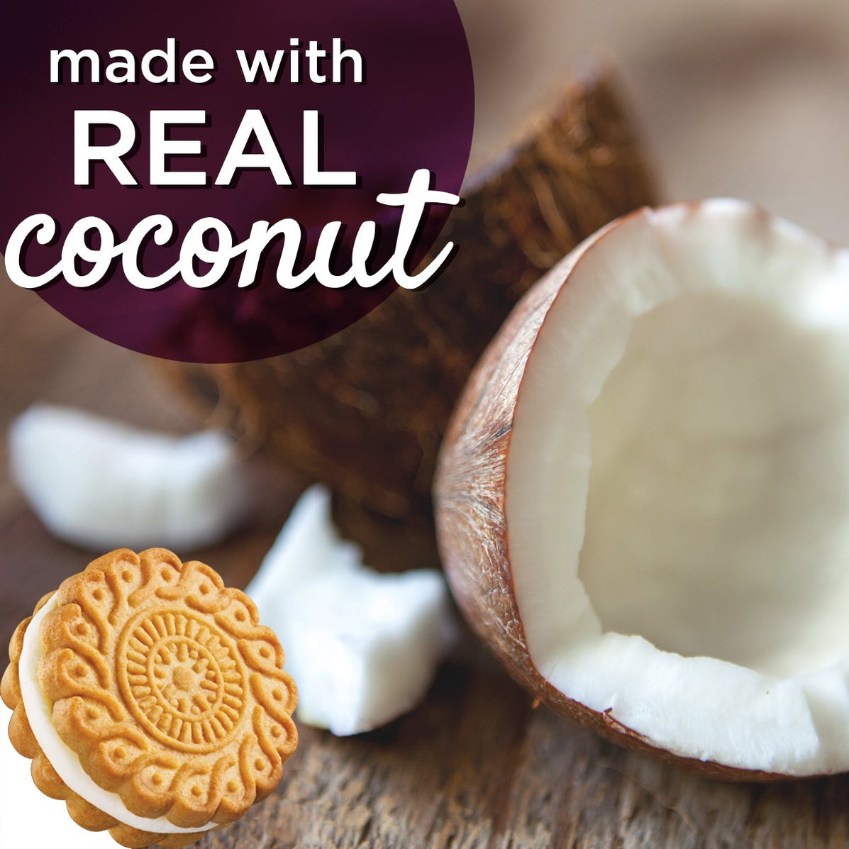 Dare Cookies Australia Coconut Cream-filled 300g — Gourmet World Foods