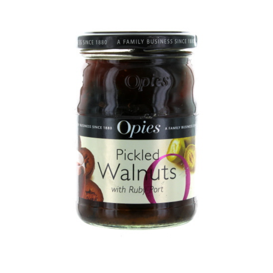 Pickled Walnuts with Ruby Port Opies 370g — Gourmet World Foods