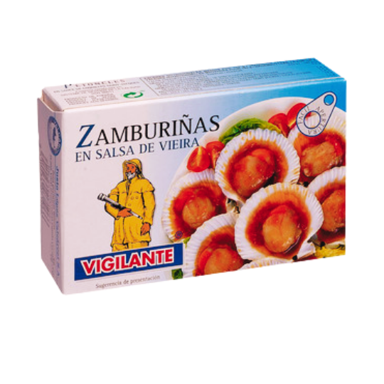 Scallops in Sauce Vigilante Zamburiñas 115g — Gourmet World Foods