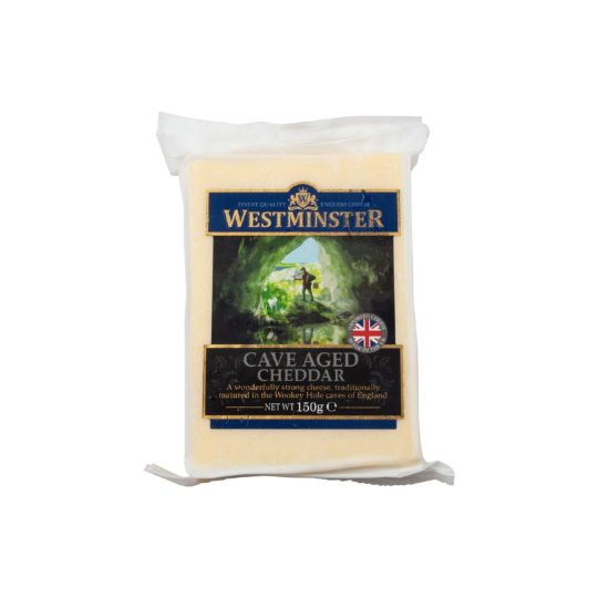 Aged Cheddar Cheese Westminster 150g — Gourmet World Foods