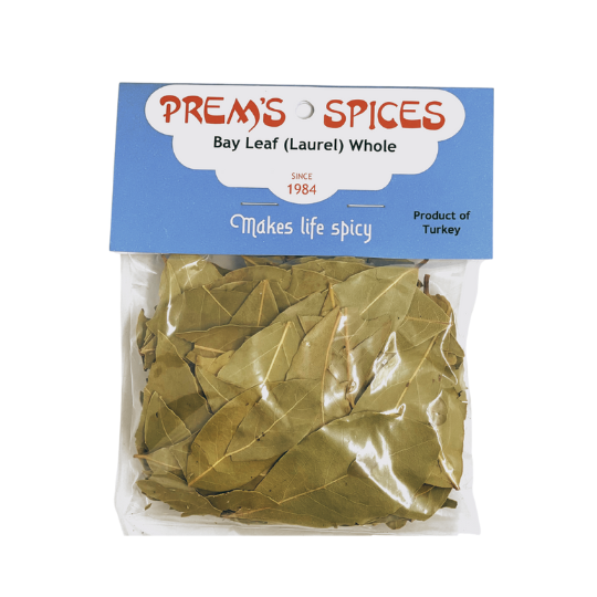 Bay Leaf (Whole Laurel Leaves) Prem's Spices 15g — Gourmet World Foods