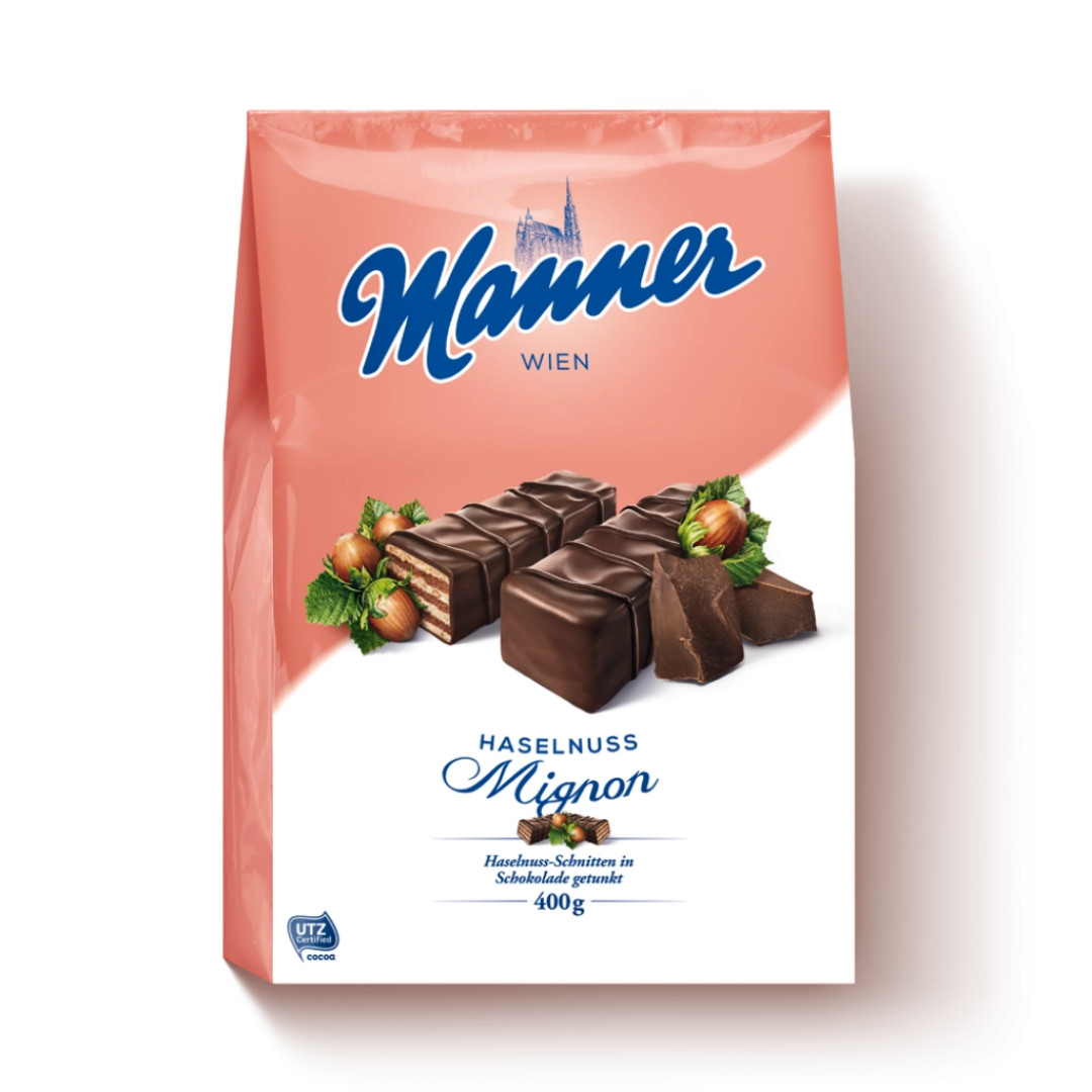 Manner Wafers in Dark Chocolate | European Foods — Gourmet World Foods