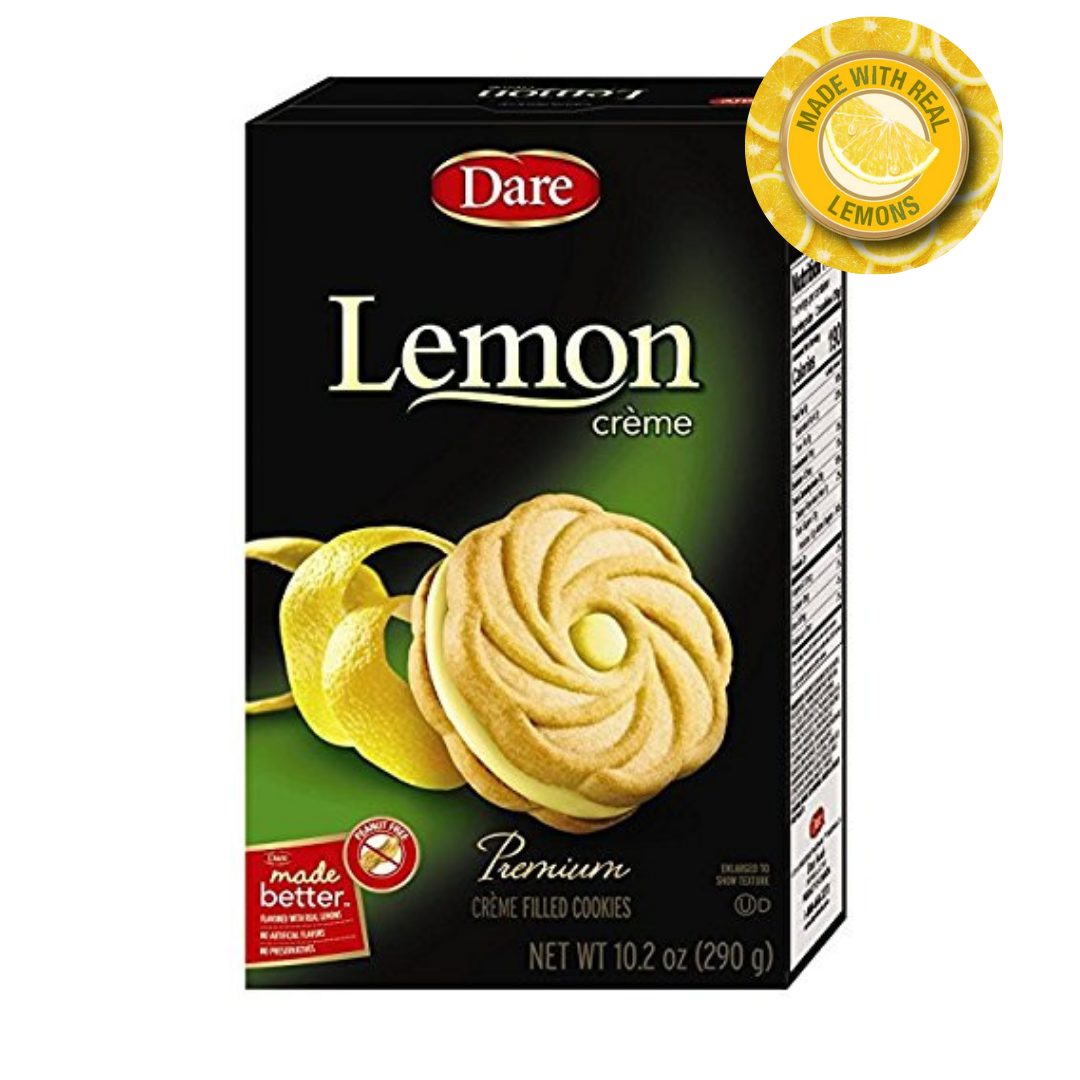 Dare Cookies Lemon Cream-filled 300g — Gourmet World Foods