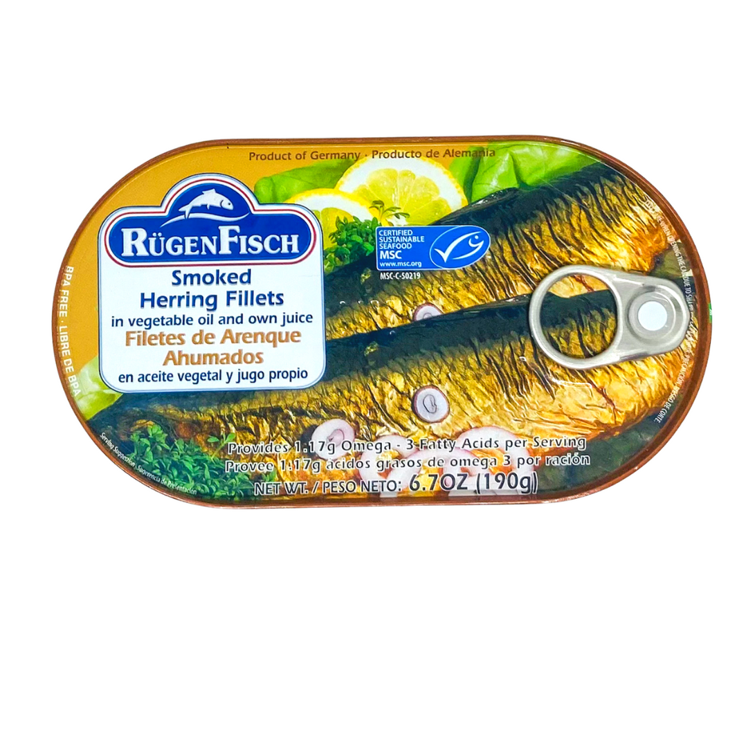 Smoked Herring Fillets Rugen Fisch | German Foods — Gourmet World Foods