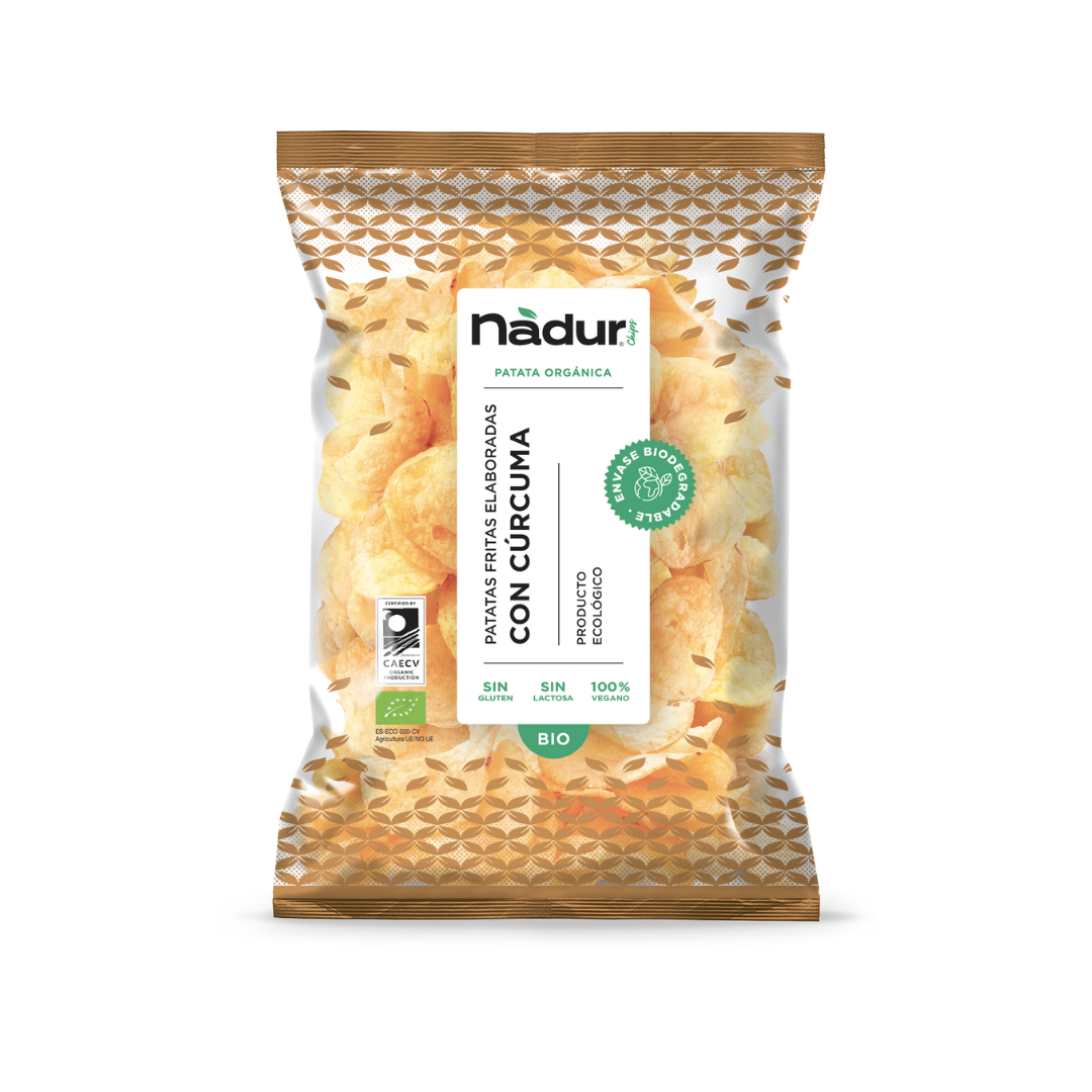 Organic Potato Chips with Turmeric and Pepper Nadur 110g — Gourmet ...