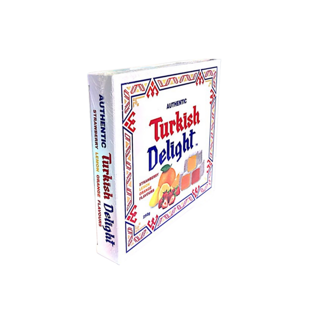Turkish Delight Strawberry Lemon and Orange assorted Box 250g — Gourmet ...
