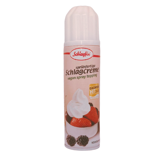 Vegan Whipped Cream Schlagfix 200ml | Whipped Cream Spray — Gourmet ...