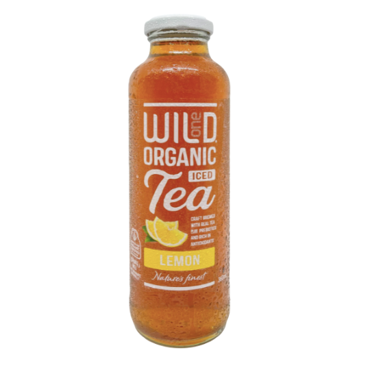 Lemon Iced Tea Organic Wild One 360ml — Gourmet World Foods